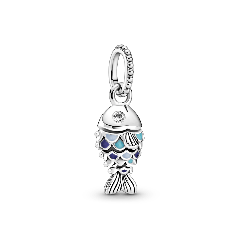 Charm Colgante Pez con Escamas Azules|Pandora - Pandora Colombia