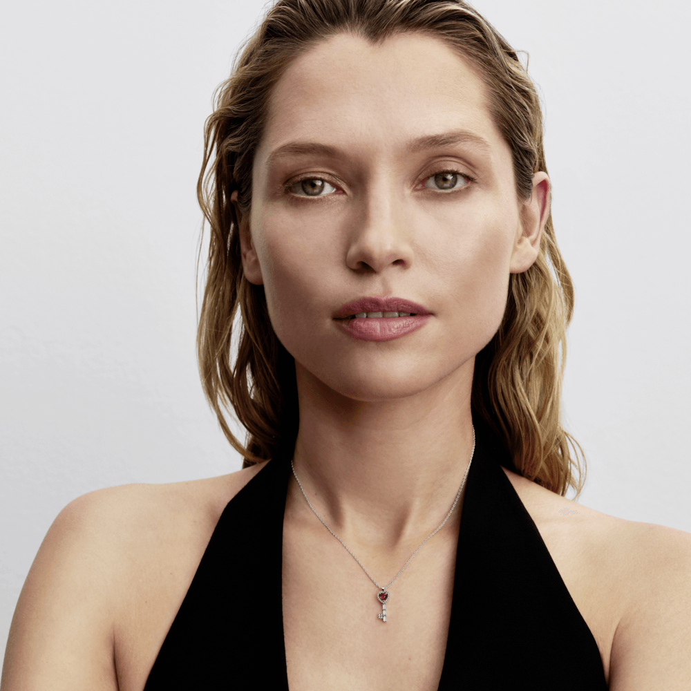 Collar Collier con Llave con Corazón Elevado|Pandora - Pandora™ CO ...